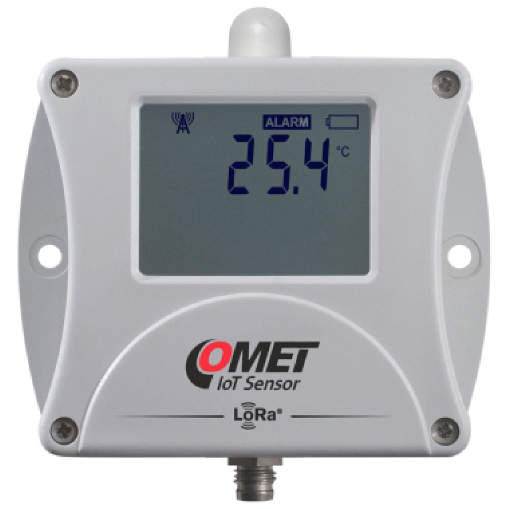 IoT wireless thermometer for external probe, LoRaWAN network ...