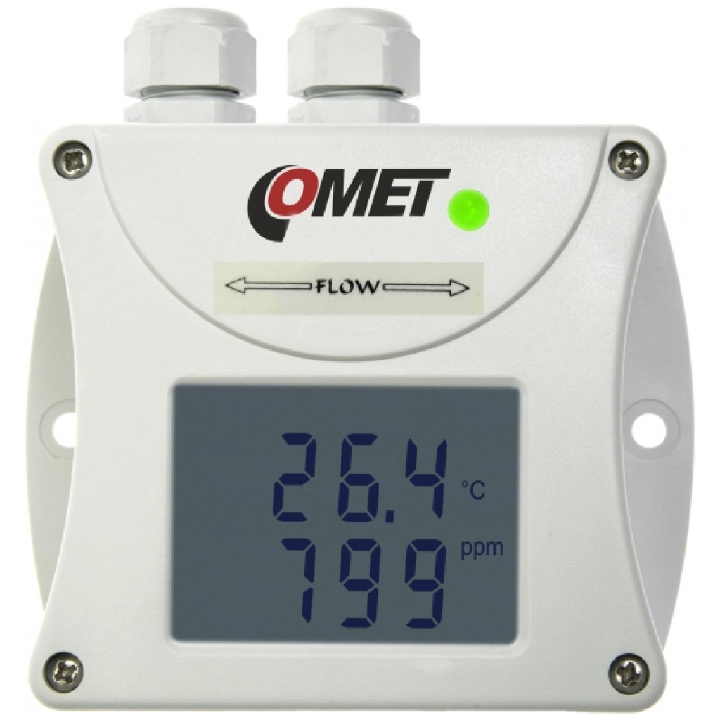 CO2 concentration thermometer hygrometer with RS485 interface, duct ...