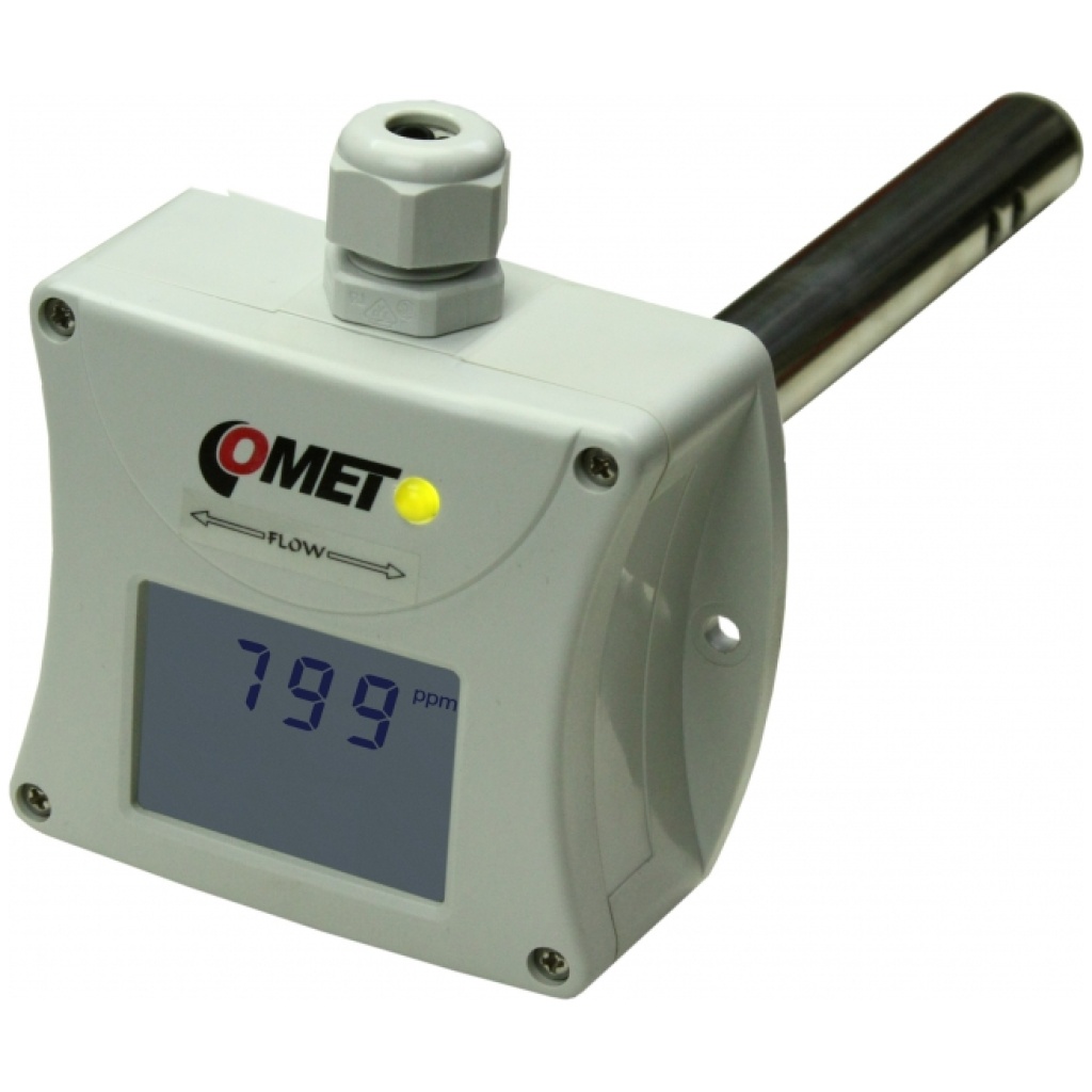 CO2 concentration transmitter with 4-20 mA output, duct mount ...