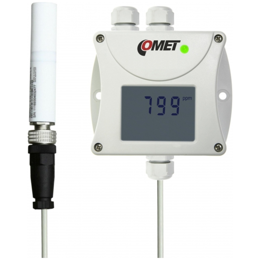 CO2 concentration transmitter with RS232 interface, external carbon ...