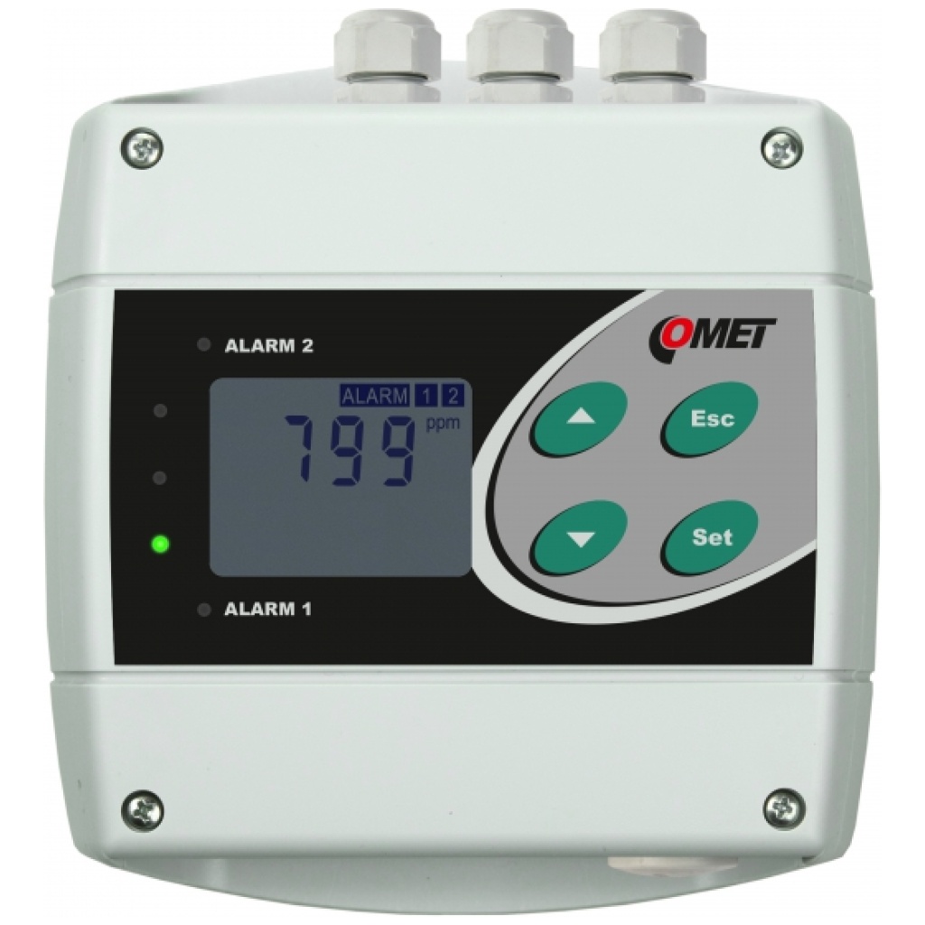 CO2 concentration transmitter with two relay outputs | Measurement ...