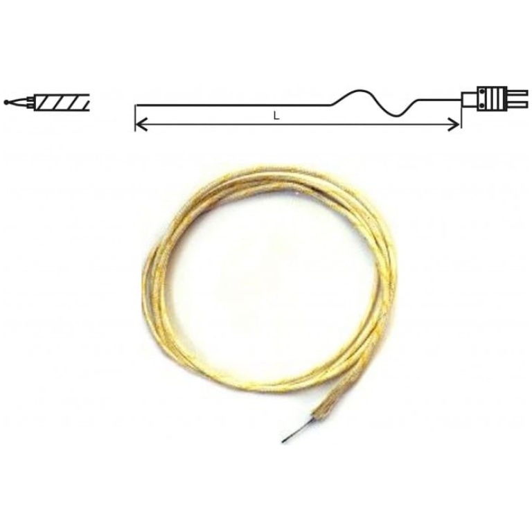 Thermocouple "K" wire probe, GD1250, without connector | Measurement ...