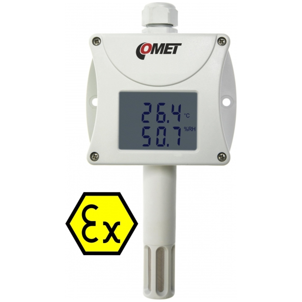 Intrinsically safe humidity and temperature transmitter with 4-20mA ...